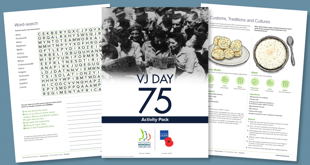 Activity packs to mark VJ Day - Army&You