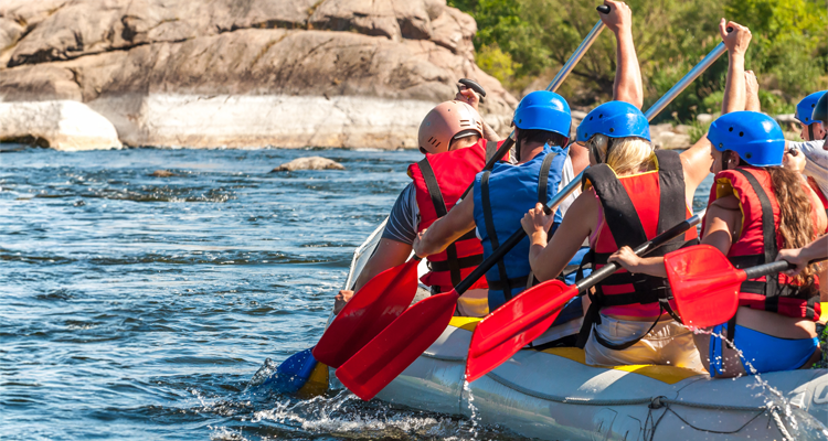 children on a dinghy - Army&You