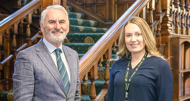 Emma Perrin and Lt Col (retd) Mick Tobin - Army&You